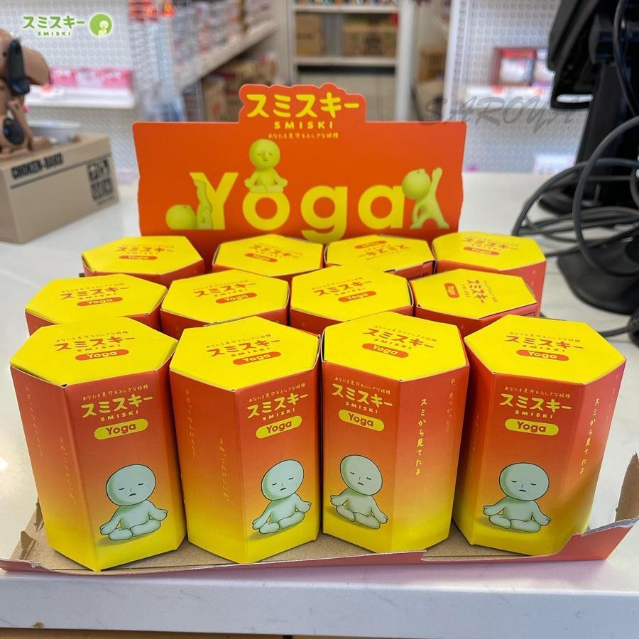 6pcs/box Smiski Bed/Yoga/Living Series Blind Box Mini Figures Smiski ...