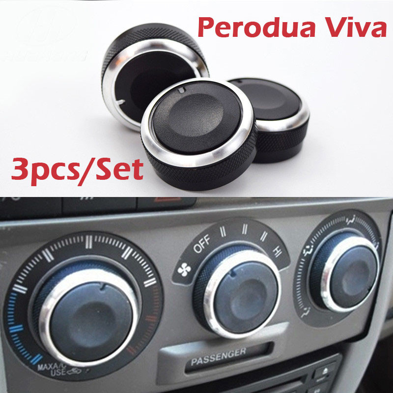 Aluminium Alloy Aircond Knob for Perodua Viva AC Knobs Car Air ...