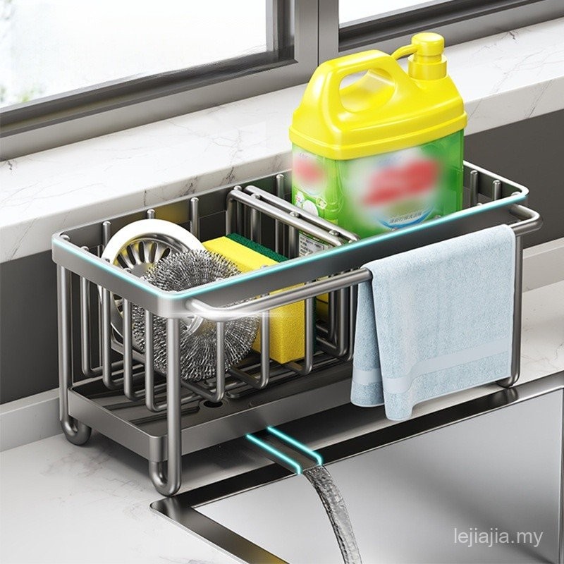 Rak span keluli tahan karat tanpa pemasangan, sinki, alas pencuci, rak ...