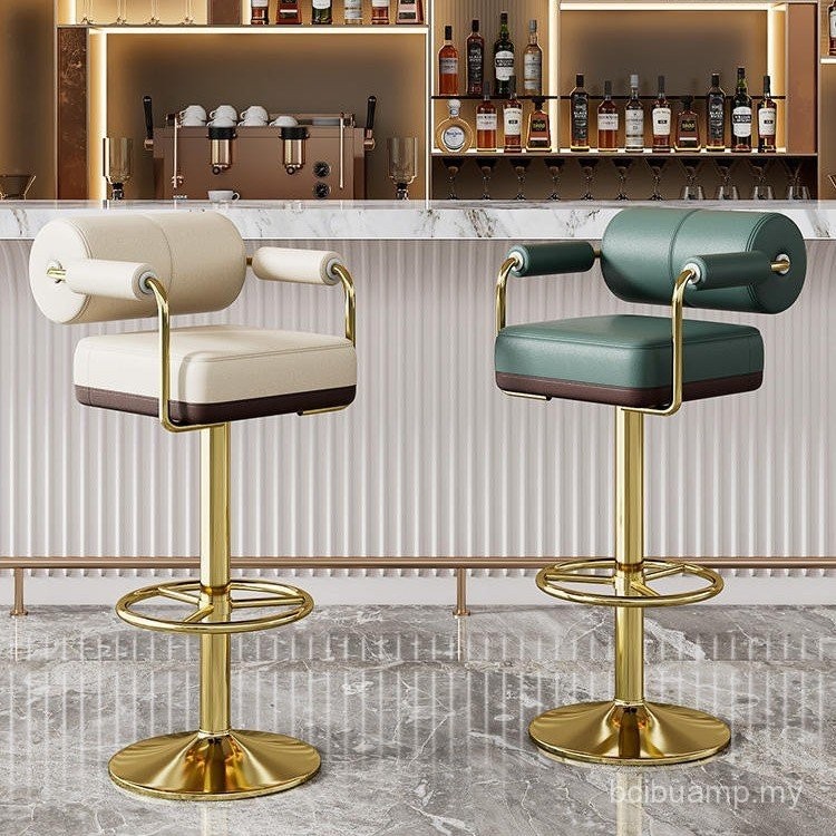 Rumah mewah mewah moden, sederhana dan ringan, bar, kerusi kaunter bar ...
