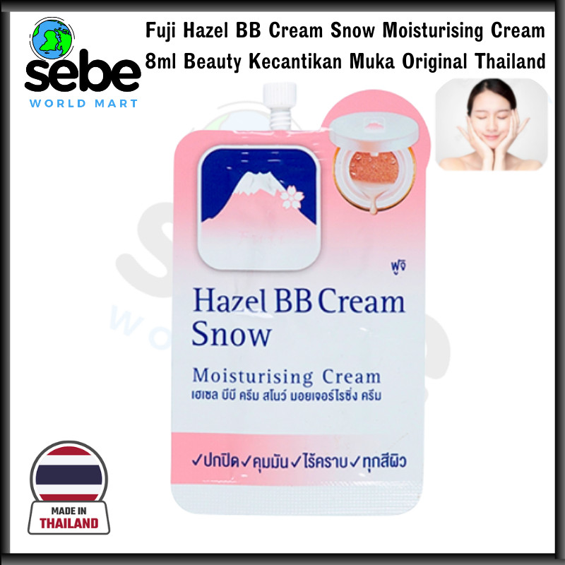 Fuji Hazel BB Cream Snow Moisturising Cream 8ml Beauty Kecantikan Muka Original Thailand ...