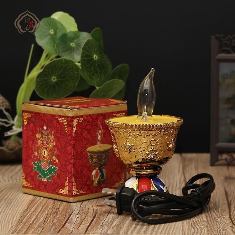Tibetan Supplies Electronic Power Supply Lamp Plug-In Tantric Ornaments ...
