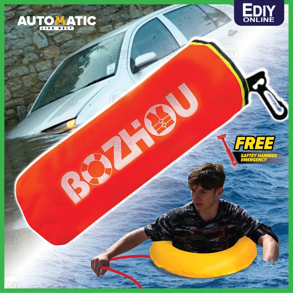 Automatic Inflatable Water Rescue Device Life Jacket Car Window Breaker ...