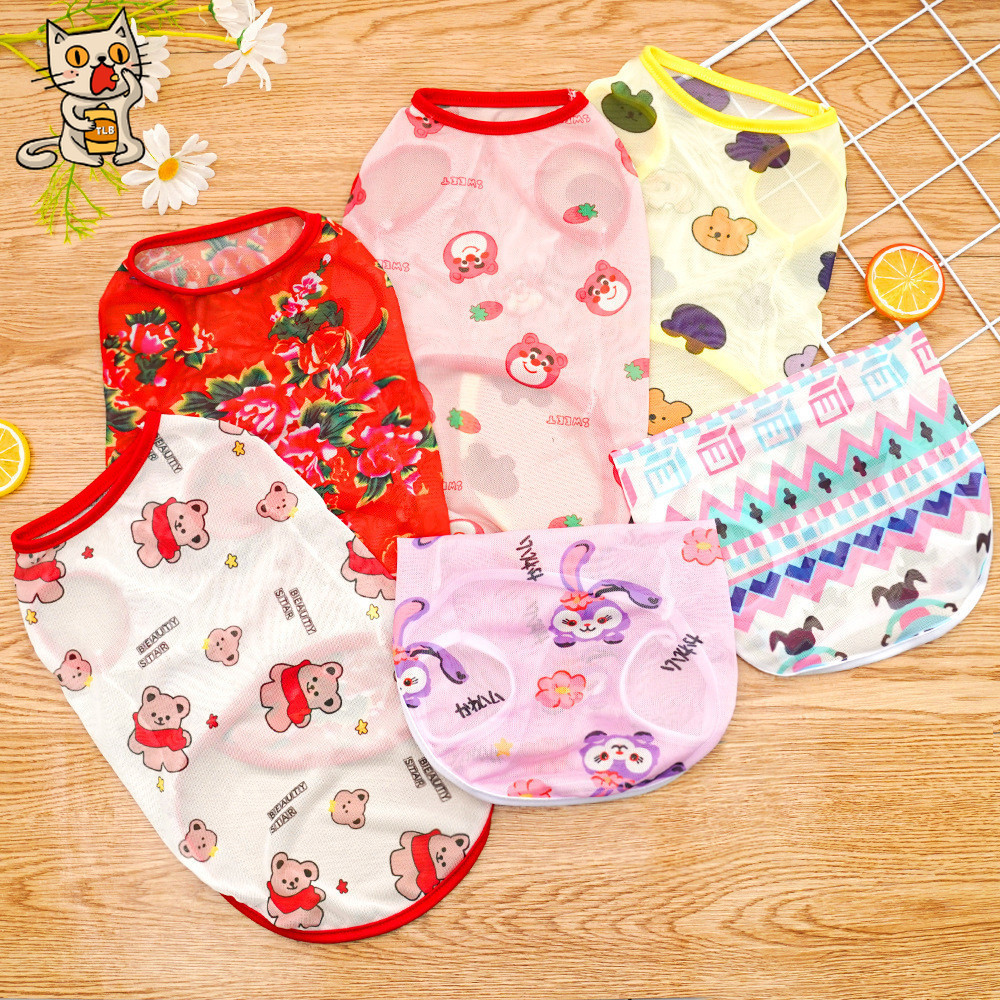 Pet Shirt Two Legs Four Legs Clothes S-8XL Big Dog Shirt Cat Singlet ...
