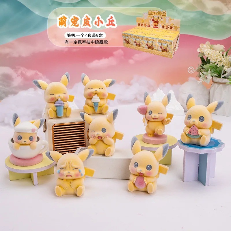 2024 Pikachu Blind Box Simulation Mini Pikachus Action Figures Doll ...