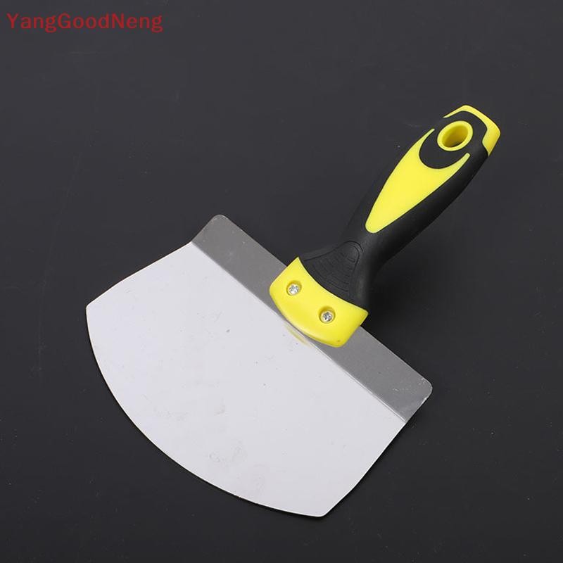 (YGN) Stainless Steel Putty Knife Wall Paint Plaster Trowel Arc Ash ...