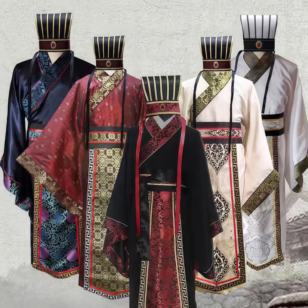 [4004 People Praise] Ancient Costume Male Hanfu Tang Costume Qin Dynasty Spring Autumn Warring ...