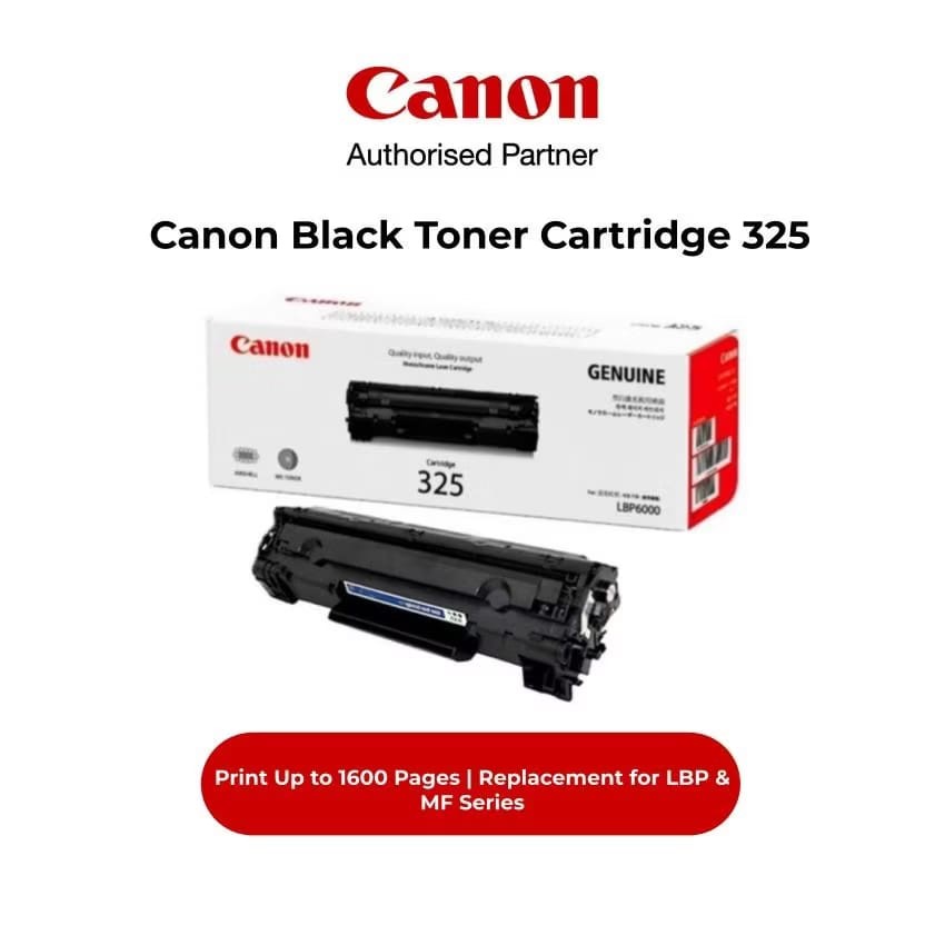 ORIGINAL Canon 325 Black Toner Cartridge FOR LBP6030 LBP6030W MF3010 ...