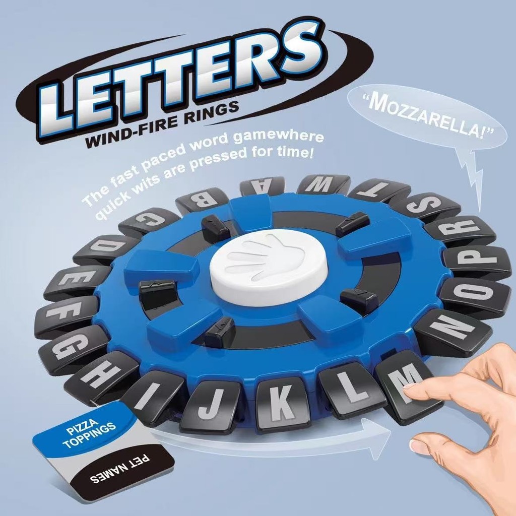Crazy Letter Board Game Fun Game English Words Fast Rhythm Children ...