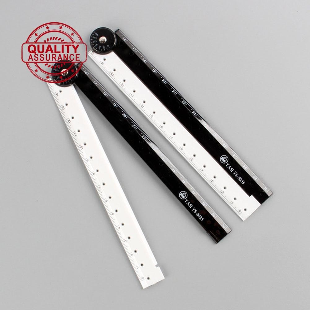 Ins Style Folding Rules Black White Simple Ruler Graphic Birthday School Gift Ruler Folding A6a2 ...