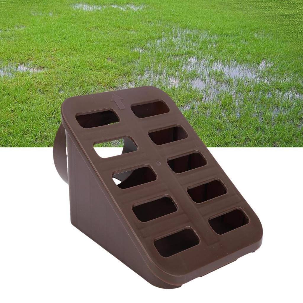 Lawn Grate Yard Drain Heavy Duty Angled Mitered Drainage Compact for 3/ ...