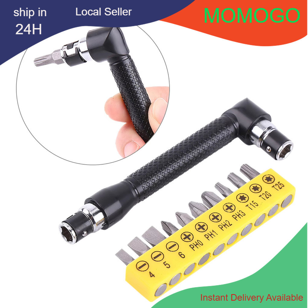 Double-ended Mini Wrench L-shaped Screwdriver 10-in-1 Hexagon Socket ...