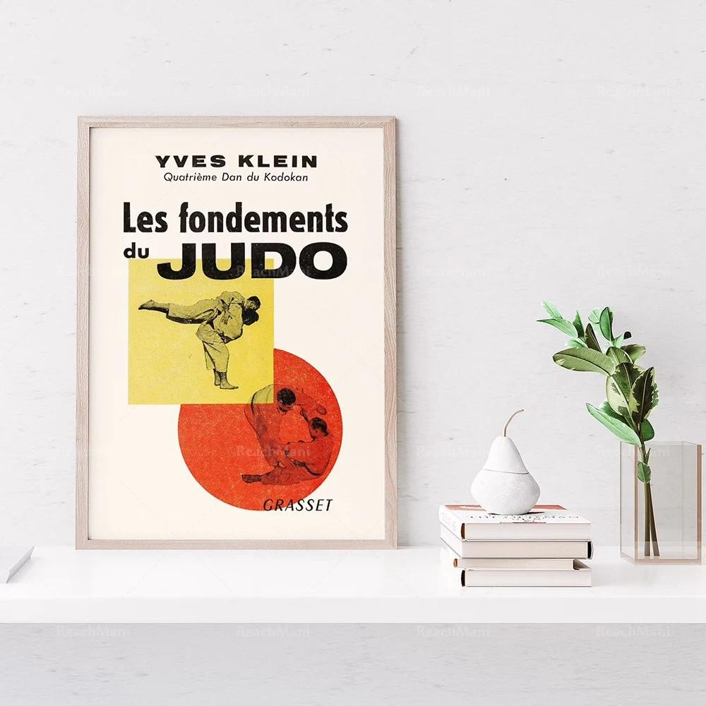 Poster Judo Yves Klein Vintage - Seni Dinding Boleh Dicetak untuk ...