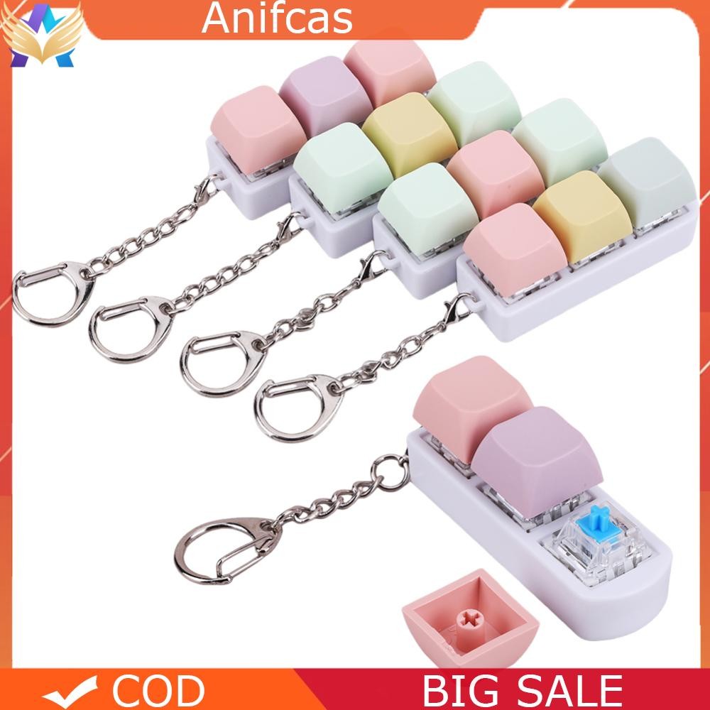 Keyboard Fidget Toy Fidget Clicker Key Switch Keychain Shaft Tester for ...