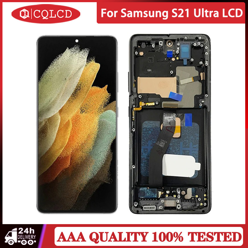AMOLED For Samsung S21 Ultra 5G LCD G998 G998B G998U Display Touch ...