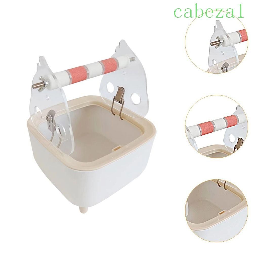 CABEZA Parrot Toilet Stand, Acrylic DIY Parrot Tabletop Training Stand ...