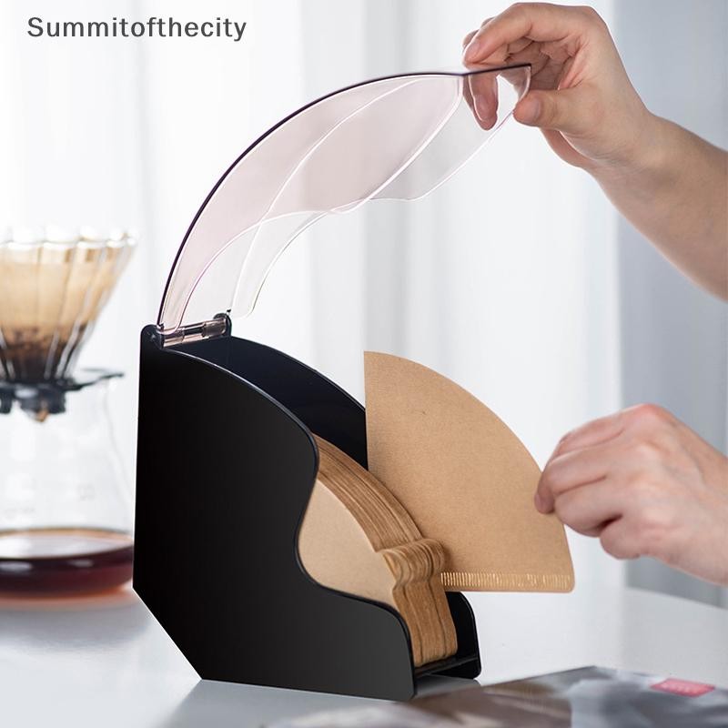 SUM Hand Drip Coffee Filter Paper Holder Storage Rack With Acrylic ...