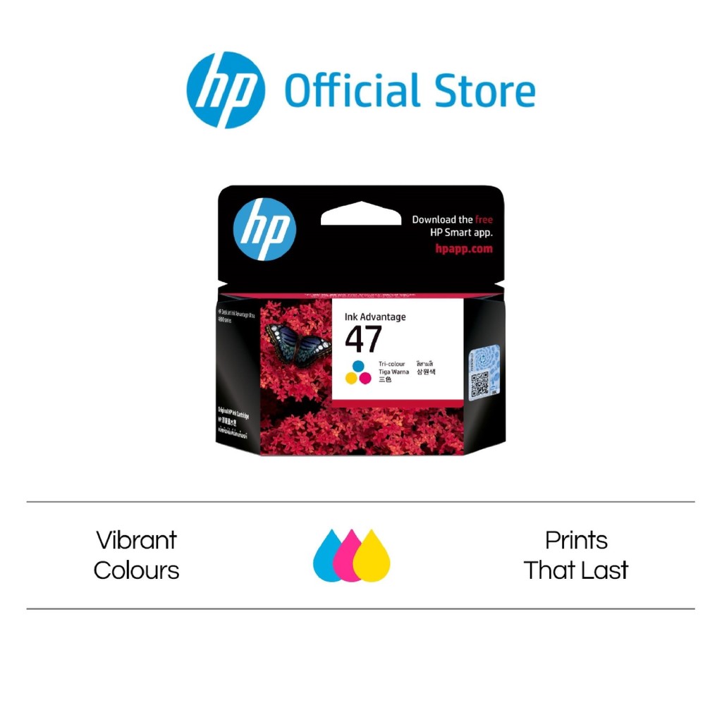 HP 47 Tri-color Original Cartridge / Compatible to HP DeskJet Ink ...