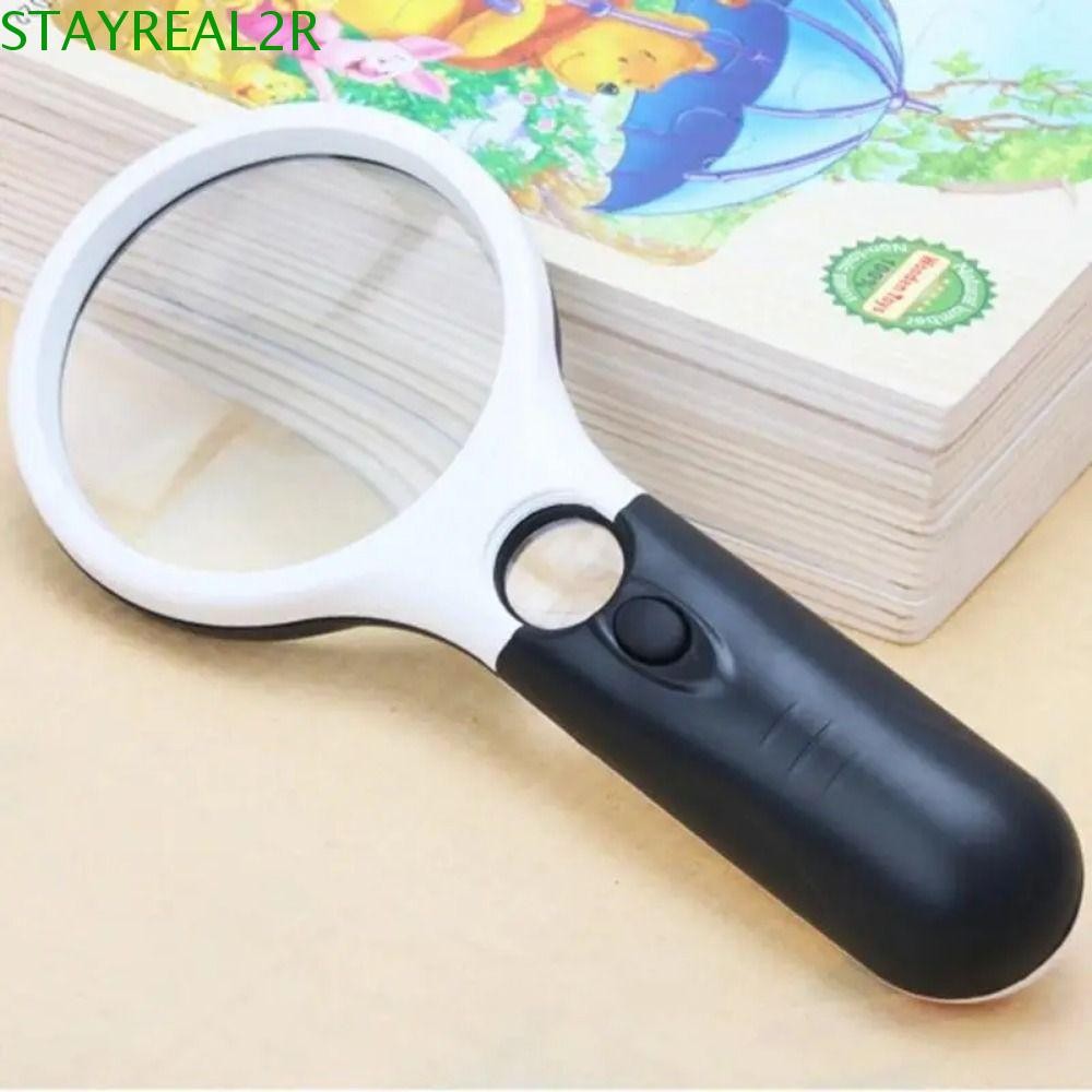 STAYREAL2R Handheld Reading Magnifying, Lens Illuminated Microscope ...
