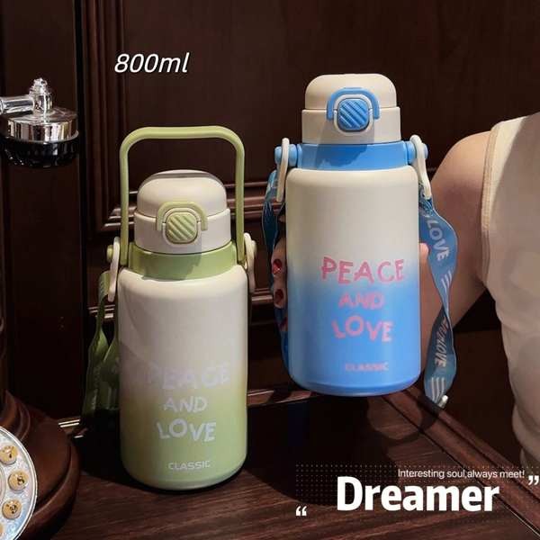 botol air tahan sejuk murah botol air botol air budak sekolah Warna kecerunan baru minuman ...