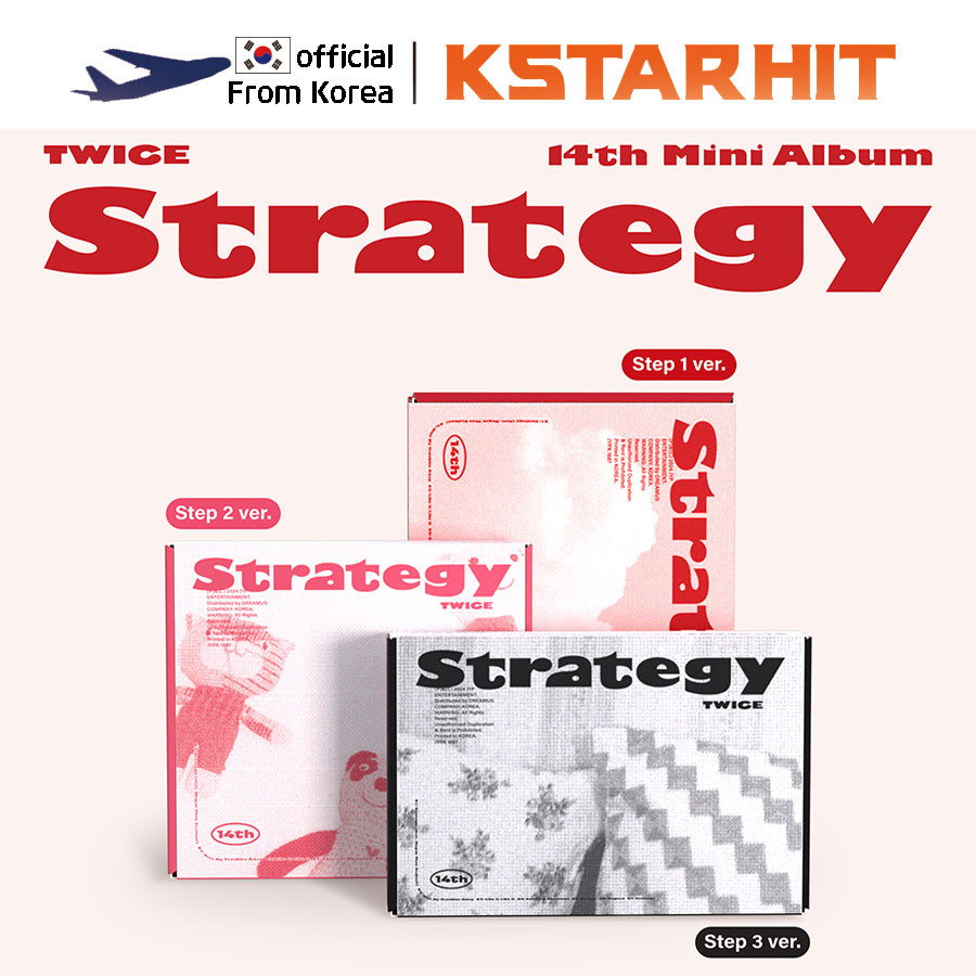 (Standard SET) TWICE - STRATEGY (14th Mini Album) | Shopee Malaysia