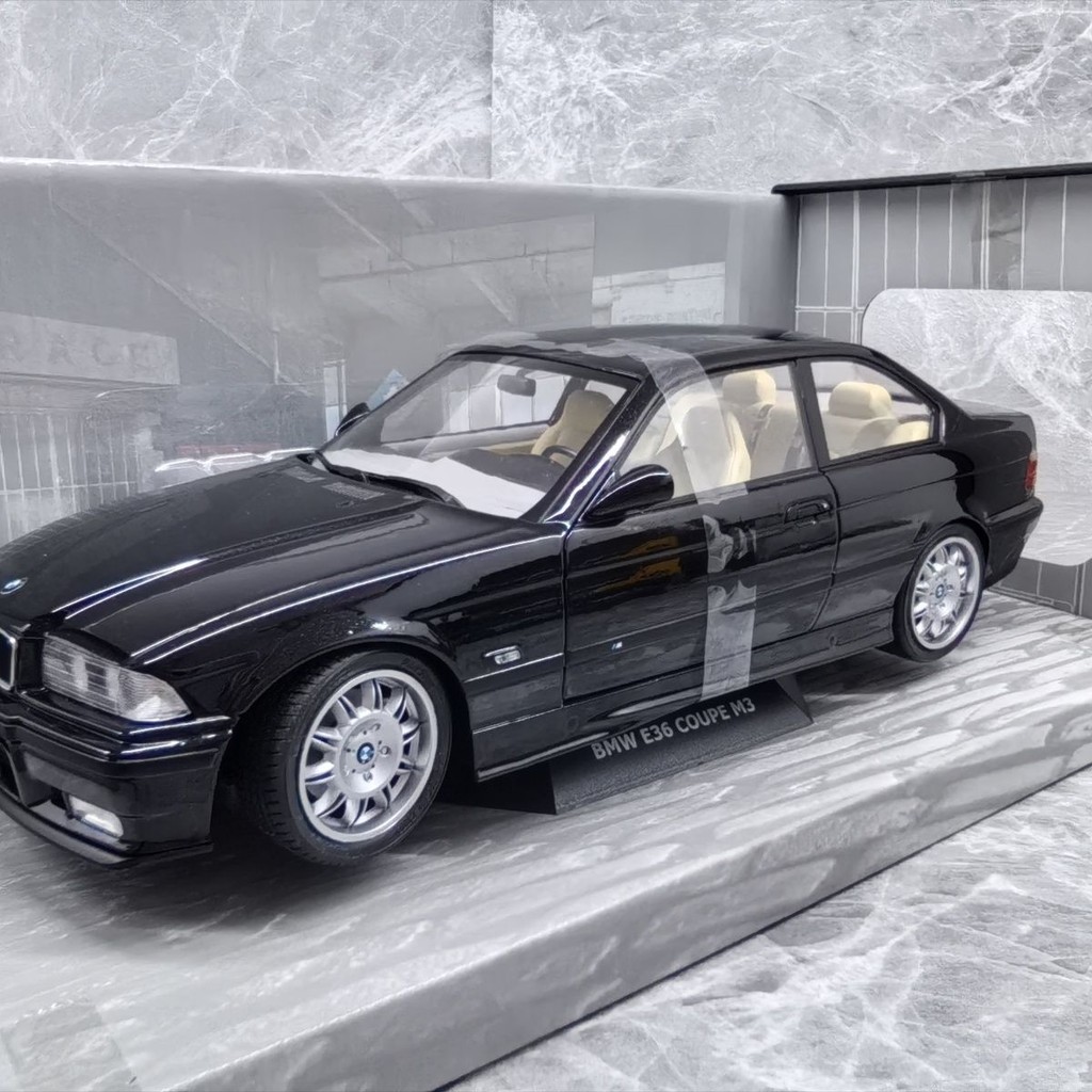 Solid 1/18 BMW E36 COUPE M3 Alloy Car Model Two-Open Door Steerable ...