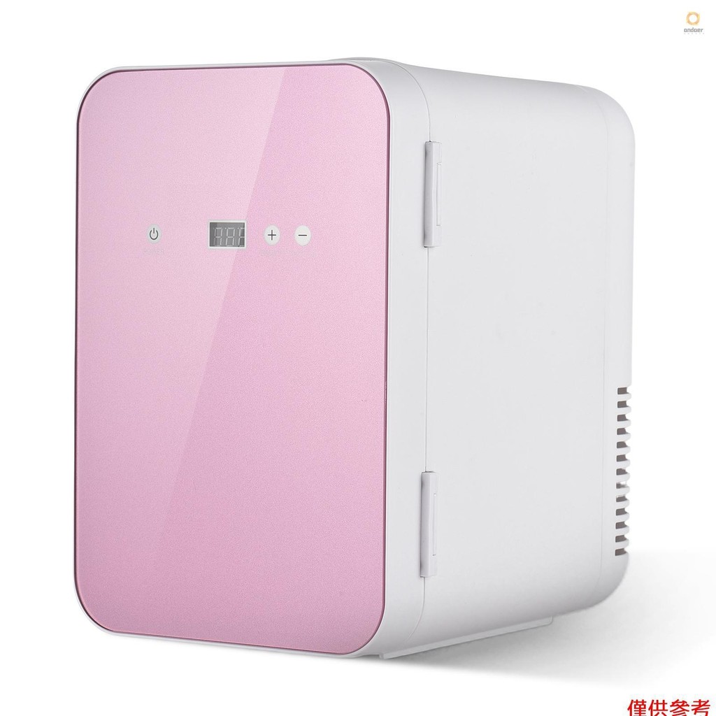 Mini Fridge 8 Liter Capacity Touchscreen Small Refrigerator with Glass ...