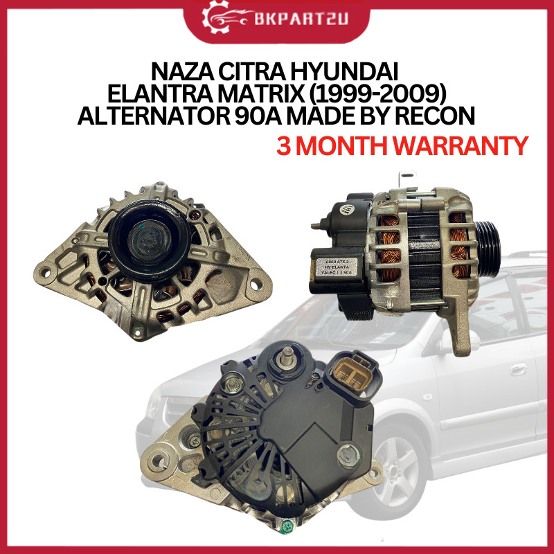 Naza Citra Hyundai Elantra Matrix (1999-2009) Alternator 90a Made By ...