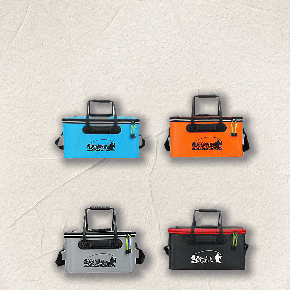 Fish Fishing Bucket Folding Fish Bucket Thickened Fishing Bucket Live ...