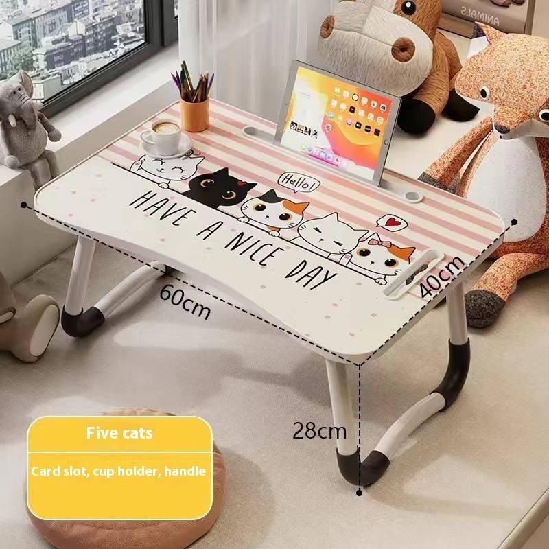 Bed Foldable Small Table Student Dormitory Study Table Children Writing ...