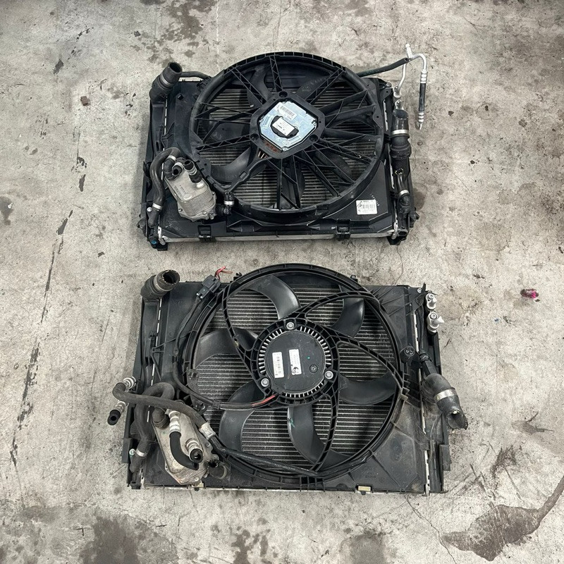 BMW E90 3 Series Radiator Condenser Auto Fan Motor IMPORTED FROM JAPAN ...