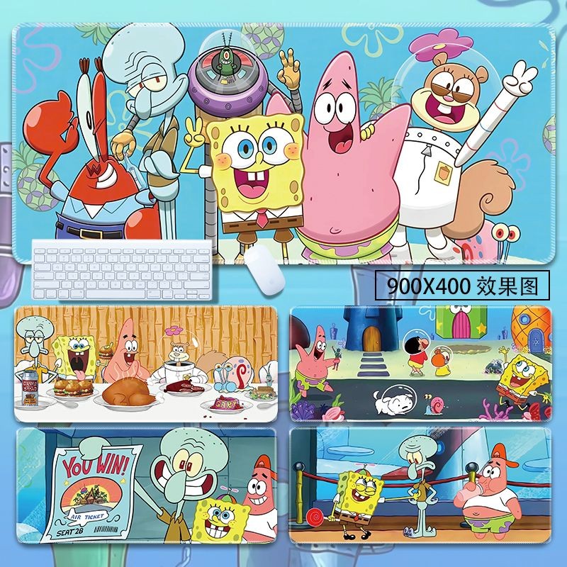 Spongebob SquarePants Mouse Pad Oversized Cute Cartoon Pie Daxing Desk ...