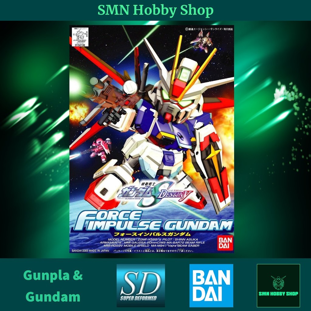 SDBB Super Deformed Force Impulse Gundam 280 Gunpla Gundam Toys Plastic ...