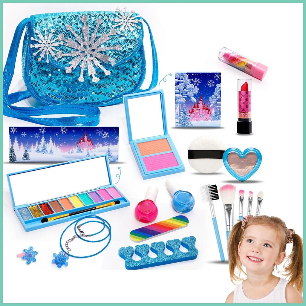 Play Makeup Washable Play Real Makeup Girls Toys Kids Makeup Kit for ...