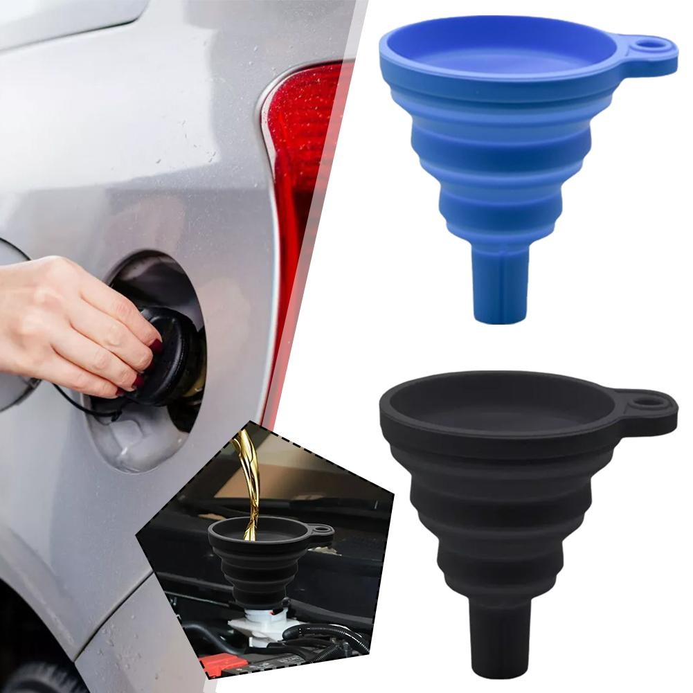 Engine Funnel Car Universal Silicone Liquid Funnel Change Oil Change ...