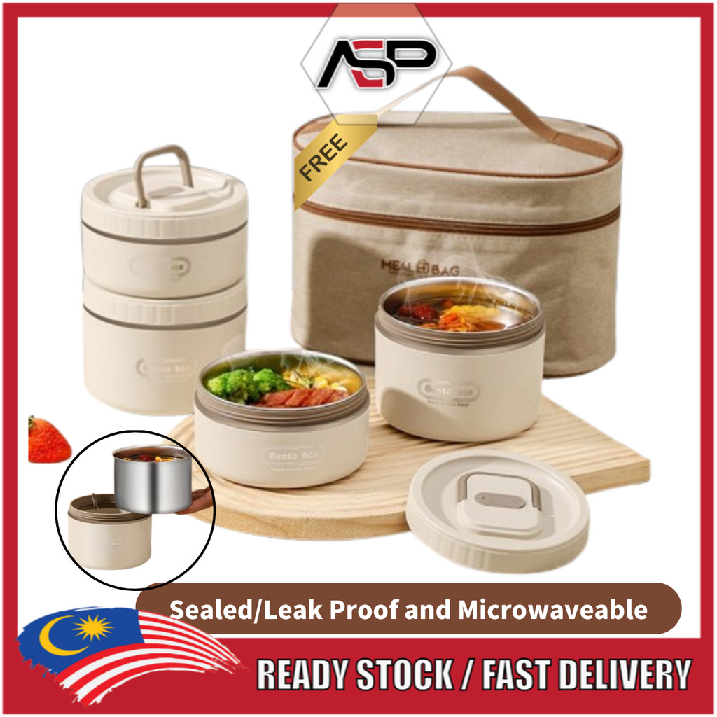 ASP 304 Food Grade Stainless Steel Insulated Lunch Box Lunch Box Soup ...
