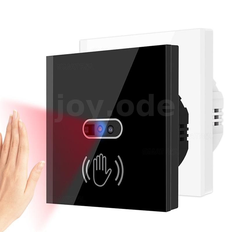 Wall-mounted Smart IR Light Switch Wave Infrared Sensor No Need Touch ...