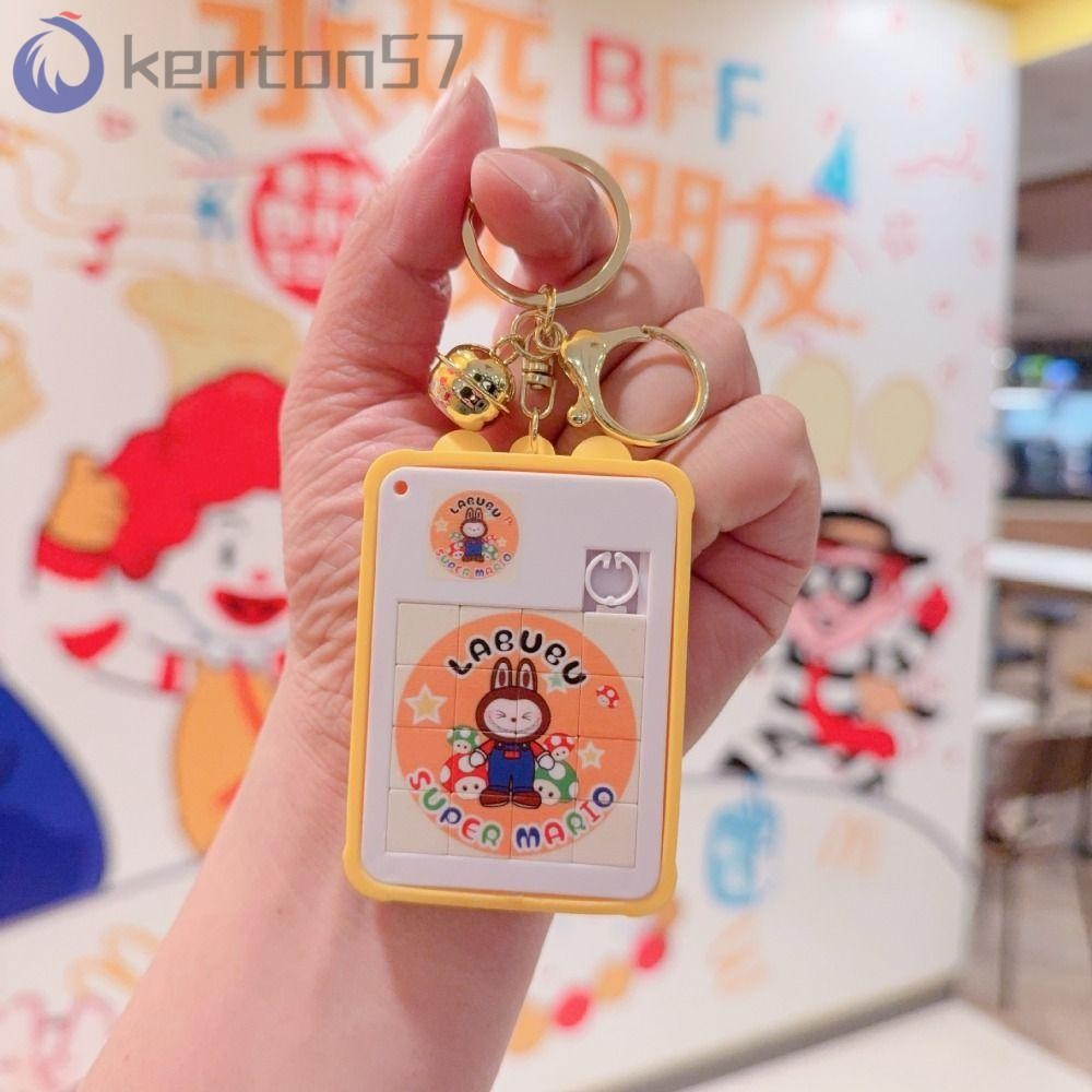 KENTON Labubu Jigsaw Toy, Cartoon Puzzle Labubu Key Chain, Creative ...