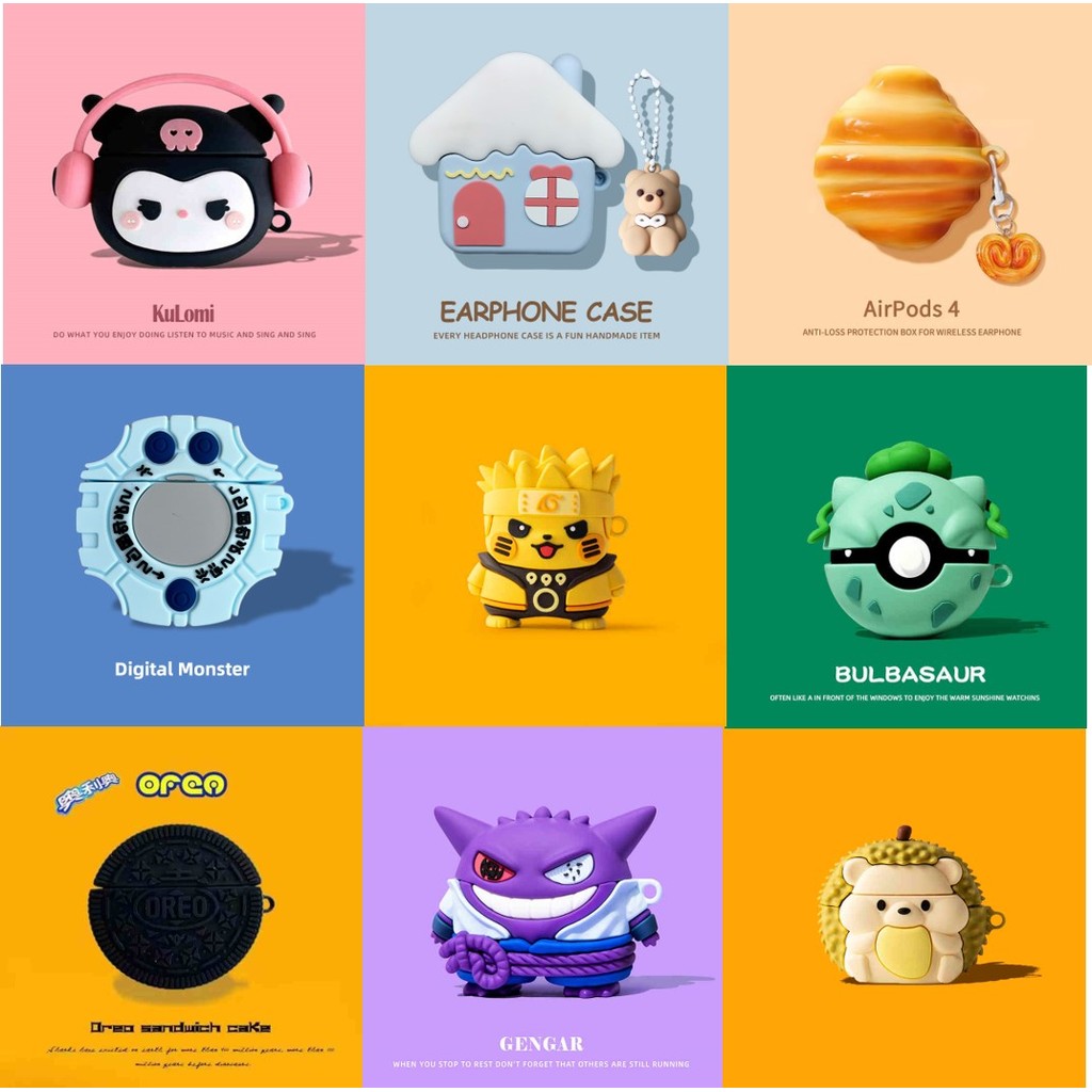 【Stock Ready】Cartoon Robot Silicone Earphone Case for Xiaomi Redmi Buds ...