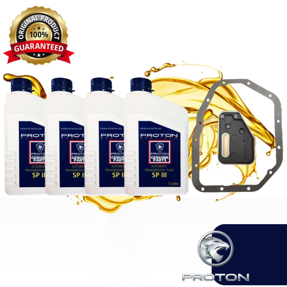 (4units PROTON ATF SP3 1L MS991159 & AUTO FILTER KIT MD737840)-PROTON ...