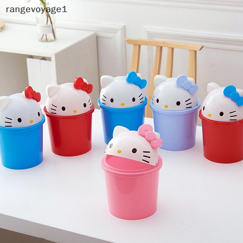 [rangevoyage1] 1PC Sanrio Dustbin Rubbish New Hello Kitty Bin Garbage ...