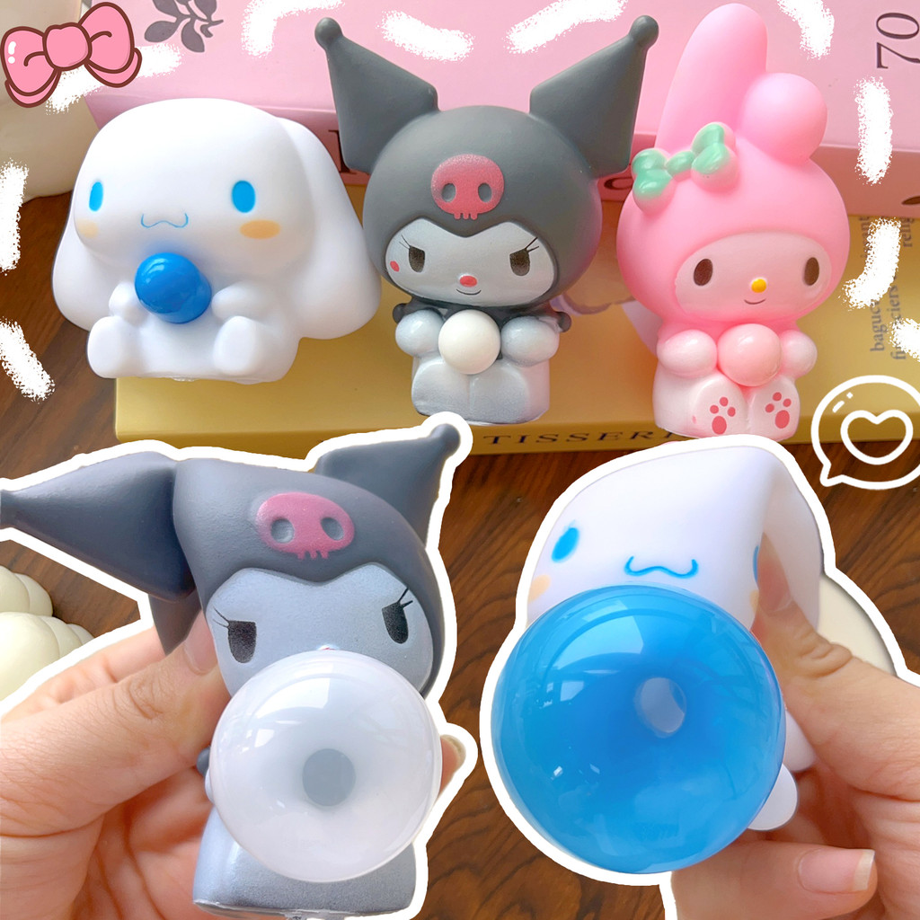 Cartoon Labubu Slow Rebound Toy - Soothing Sanrio Cinnamon Kuromi ...