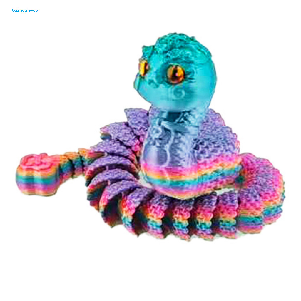 tuingzh Lightweight Snake Figurine 3d Printed Snake Decoration ...