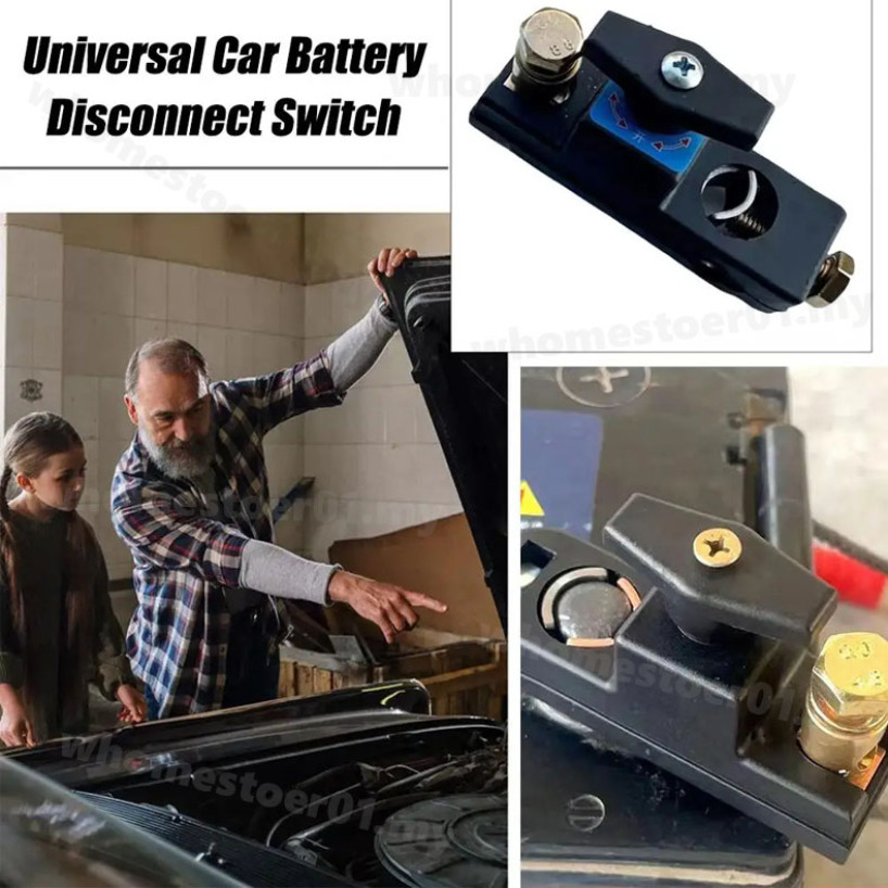 Car Battery Disconnect Switch, 12V/24V Anti-leakage Switch Protector ...