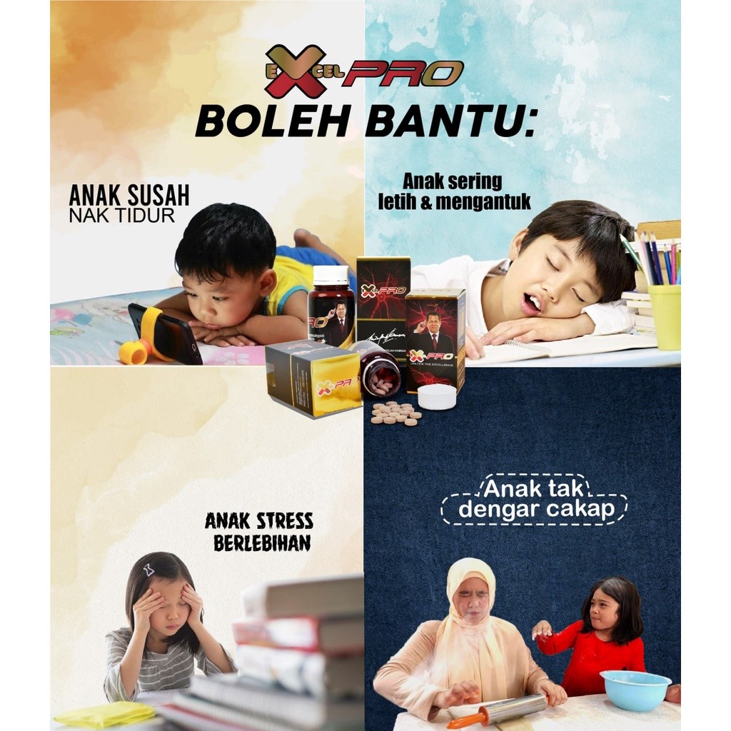 Supplement Excel Pro Minda Cerdas Xpro Xplus Excel Plus Fadzilah Kamsah Ready Excel Hana ubat ...