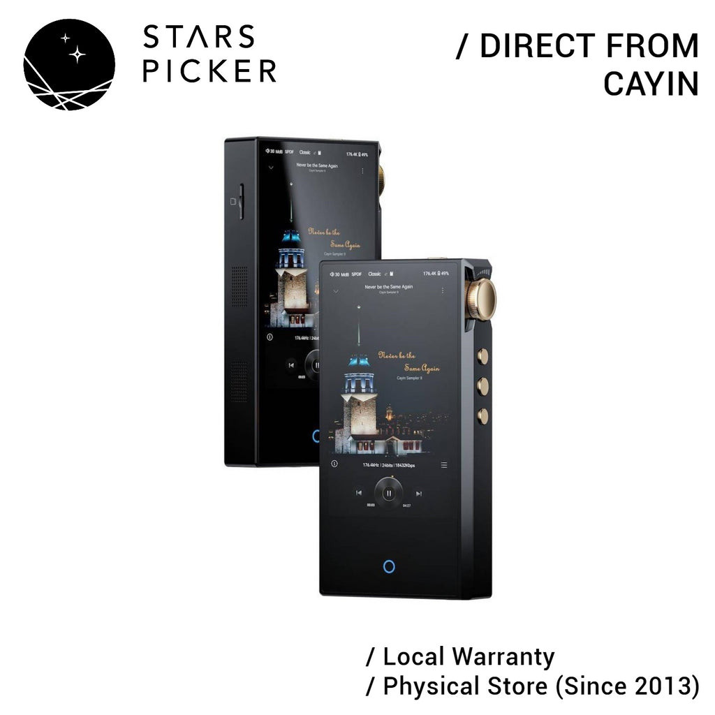 Cayin N3 Ultra - NOS Tube Portable Digital Audio Player with Dual AKM ...