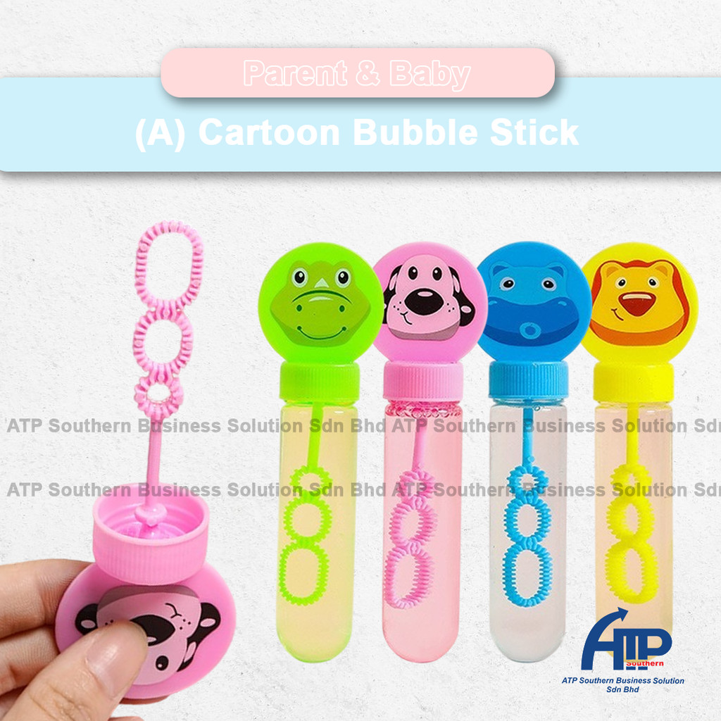 Kids Bubble Wand Toy Cartoon Blowing Stick Outdoor Interactive Fun ...