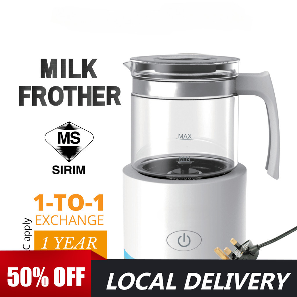 MY STOCK Milk Frother Machine Milk Frother Electric Milk Foam Maker ...