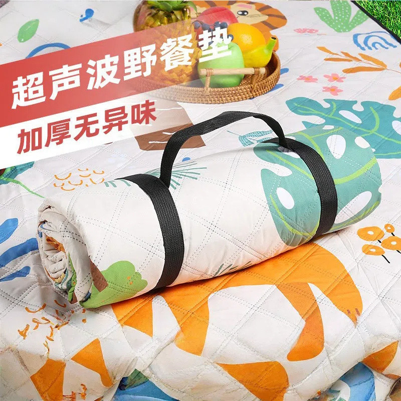 Mat piknik anti kelembapan mat tebal lantai luar mat perkhemahan ...