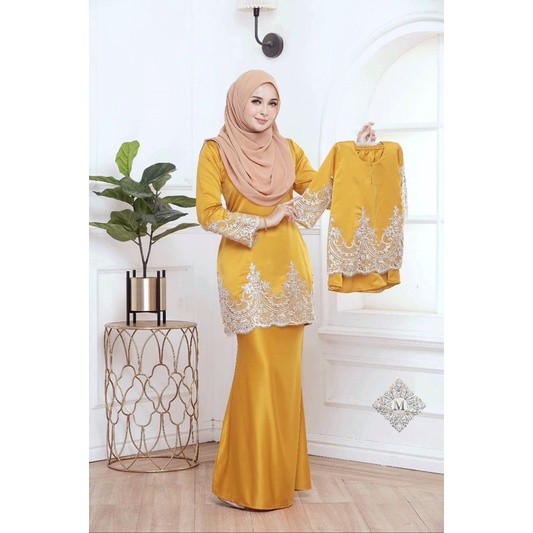 BAJU KURUNG MODEN VIRAL RAYA 2025 KURUNG BUDAK KIDS BABY BLUE TEAL ...